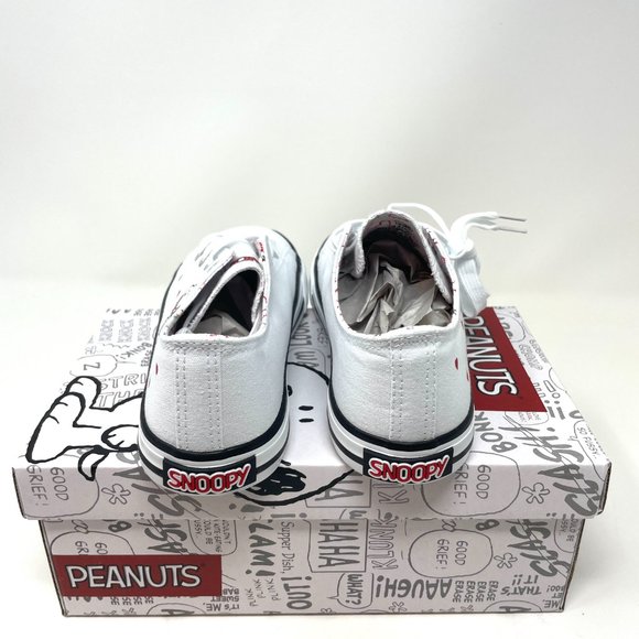 Peanuts | Shoes | Peanuts Snoopy White Canvas Laceup Childrens Shoes ...
